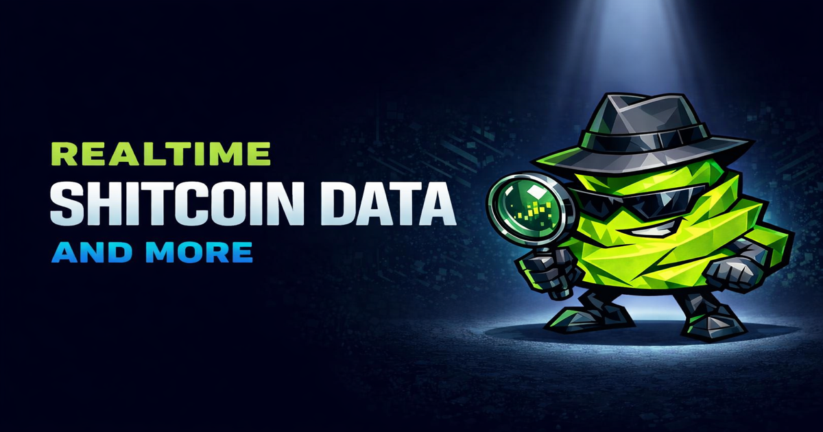 Shitcoin Screener | Free DEXScreener Alternative - Meme Coin Tracker